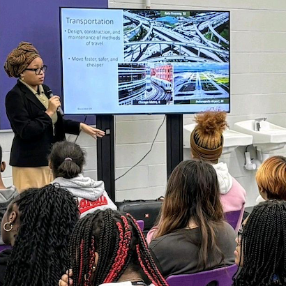 Aniya Edwards hosts #CEExperience at Merrillville Highschool ...